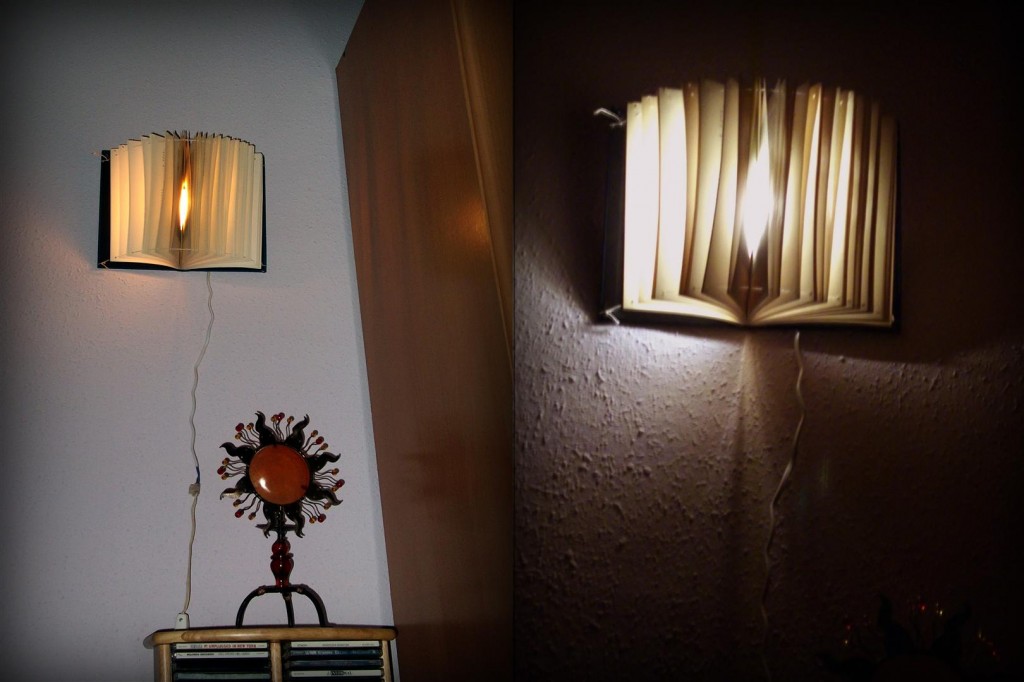 Lámpara-libro.Book-lamp. - MJ2 Artesanos